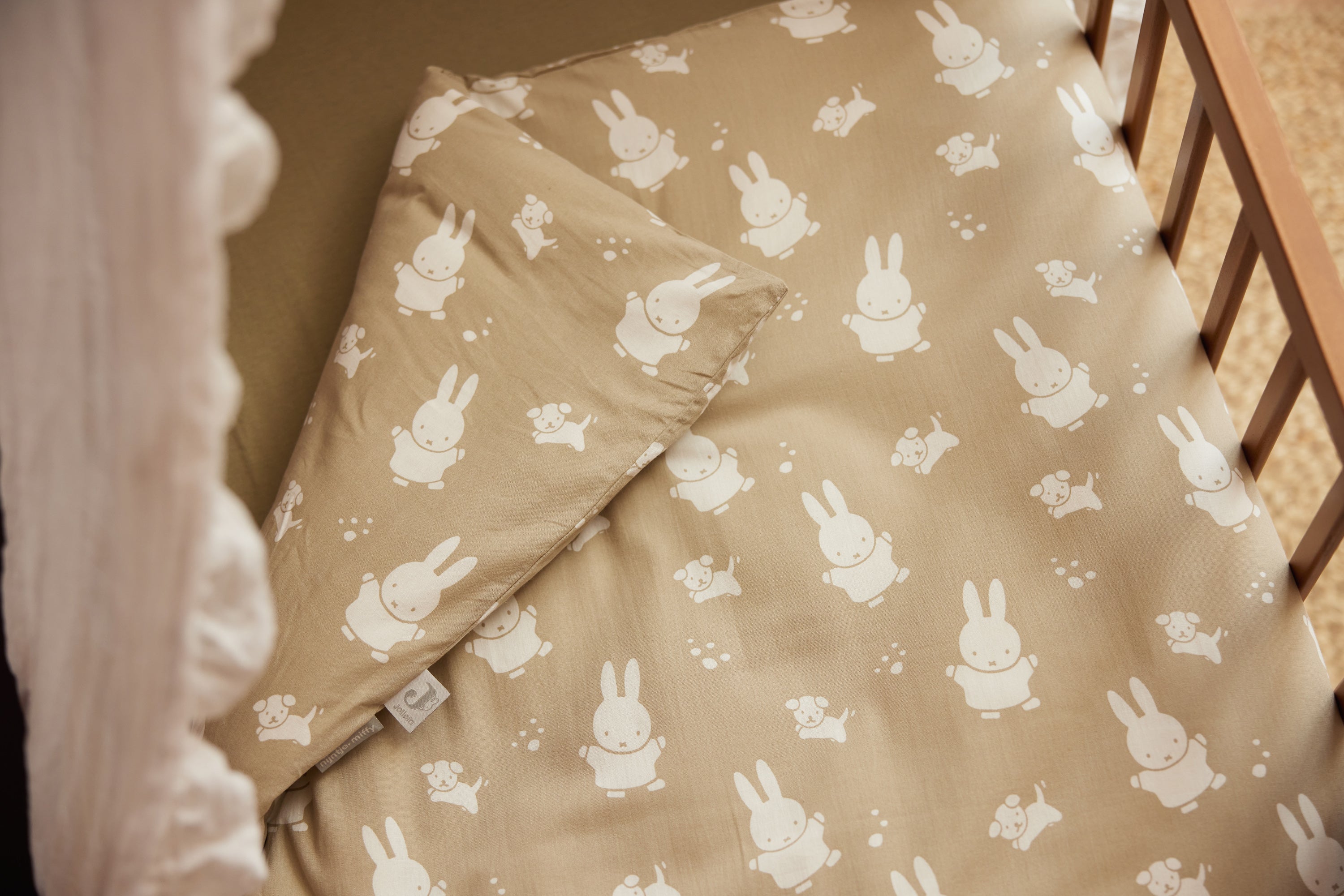 Sængurver Miffy&Snuffy - Olive Green – miniplay.is