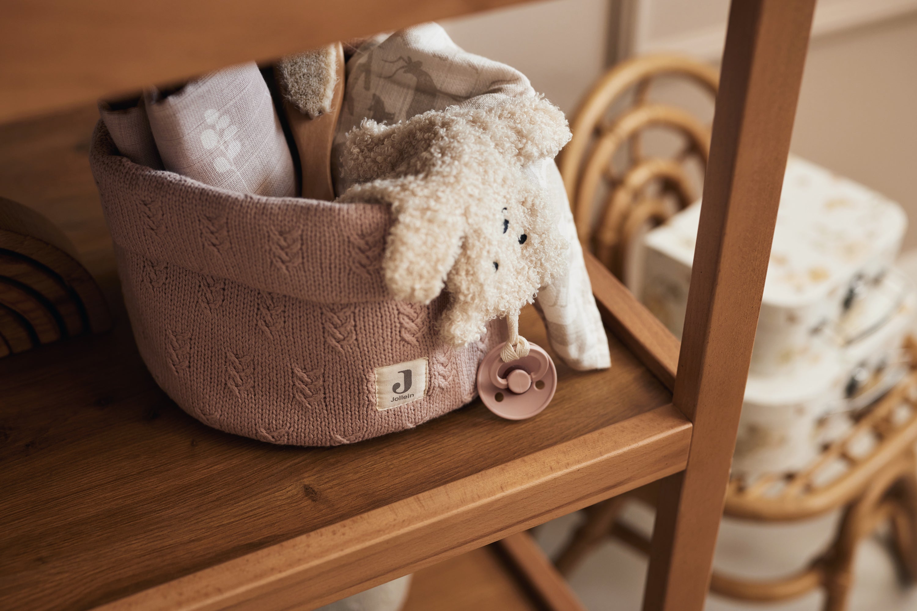 Karfa Grain knit - Wild Rose – miniplay.is